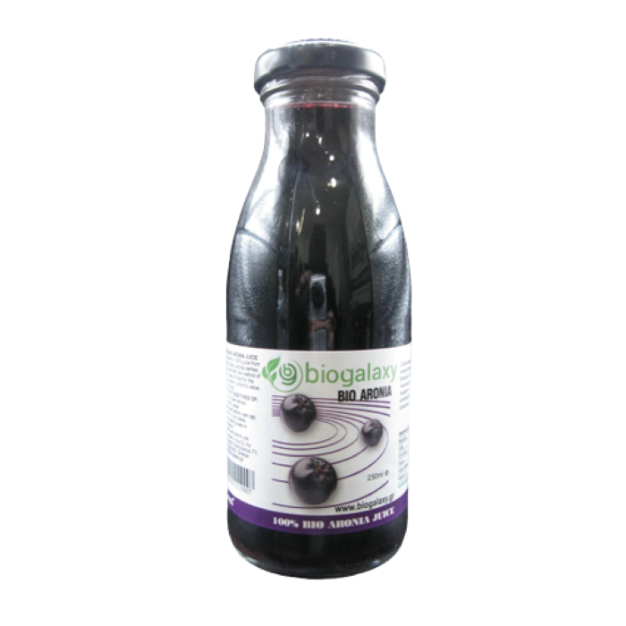 Αρώνιας Χυμός 100% Φυσικός Βιολογικός 250ml - Bio Galaxy