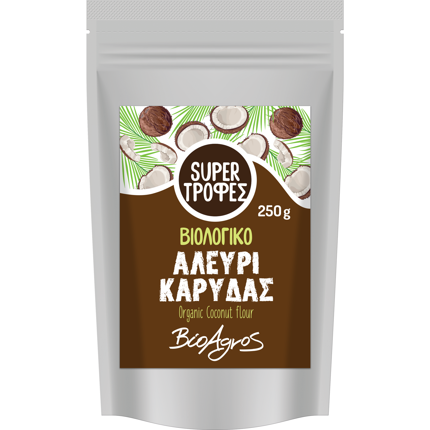 Αλεύρι Καρύδας 250g Βιοαγρός Bio - Bio Galaxy